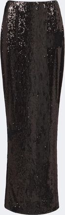 Balmain Jupe longue &agrave; sequins