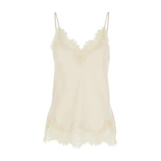 Gold Hawk Femme, Blouses et Chemises, Blanc, Taille: 36 FR Coco Lace Silk Cami
