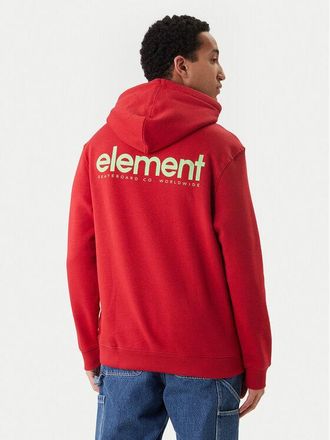 Element Sweatshirt Lowcase Bp Po ELYSF00296 Rot Regular Fit