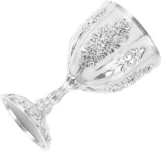 Pretyzoom Trinkkelch Griechisch 4 St&uuml;ck Europ&auml;isches High-end Weinglas Tasse Vintage Wasserbecher Lik&ouml;r Becher Geburtstagsmitgebsl Weisweinglasser Weingl&auml;ser We