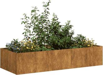 vidaXL Jardini&egrave;re rouill&eacute; 200x80x40 cm acier inoxydable - Vidaxl