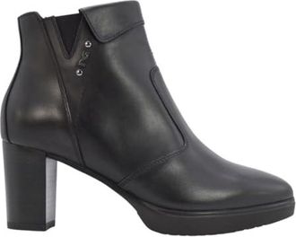 Nero Giardini I513800D Bottines Femme en Cuir - Noir 37 EU