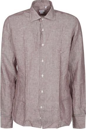 Orian Orian, Homme, Chemises, Brun, Taille: 2XL Long Sleeve Slim Shirt