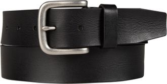 Lindenmann Herren Gürtel schwarz Glattleder