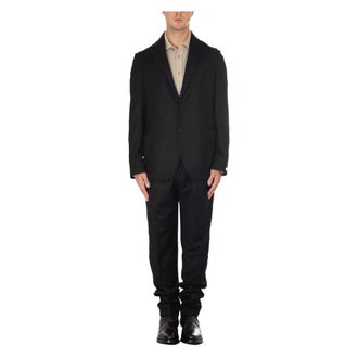 BRIGLIA 1949 Roter Wollanzug - - Suits - Herren - Schwarzk - 2XL