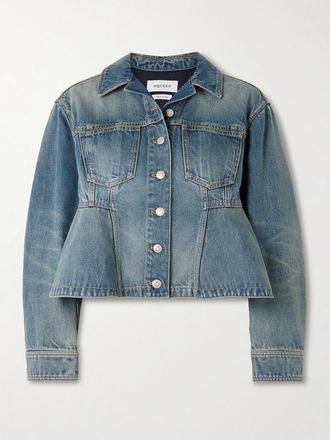 Alexander McQueen Jeansjacke - Blau