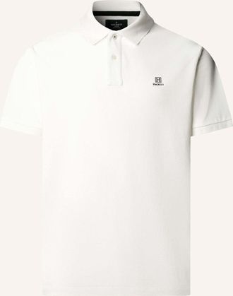 Hackett Poloshirt Heritage H Sml Logo Pl weiss