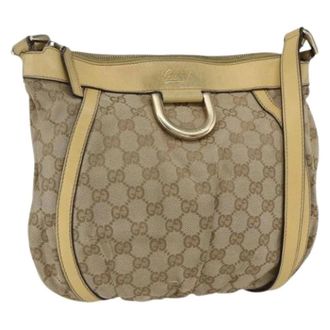 Gucci Pre-owned Toile sacs-gucci - Femme - Pre-owned - Beige - Taille: ONE Size
