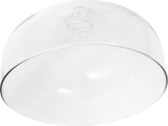 SOLUSTRE Tortenglocke Glas Transparent Lebensmittelschutz Abdeckung Staubschutz 26cm Durchmesser K&uuml;chen Desserthaube Mit Stabilem Glasgeh&auml;use