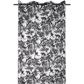 HOME MAISON RIDEAU SAPAJOU NOIR 135X250 cm