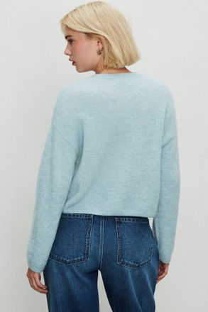 Next Strickjacke Weiche Strickjacke mit Alpakaanteil (1-tlg)