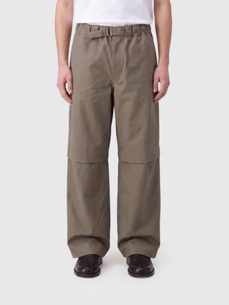 Darkpark Pantalon large en coton stretch avec taille &eacute;lastiqu&eacute;e &agrave; cordon de serrage