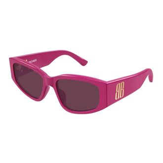 Balenciaga Sonnenbrille im Soft Cat-Eye-Stil - - Accessories - Damen - Lila - ONE SIZE