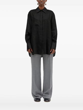 Mark Kenly Domino Tan chemise à manches longues - Noir