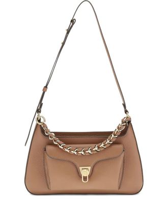 Coccinelle sac porté épaule Beat Generation - Marron