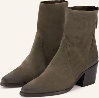 Paul Green Cowboy Boots gruen