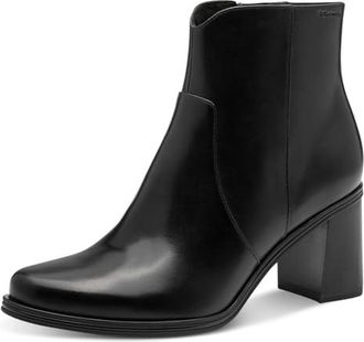 Tamaris Femme Damen Boot Heel 1-25360-45 Bottine, Noir, 36 EU