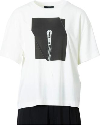 High Femme, Tops, Multicolore, Taille: 40 FR Scram T-Shirt