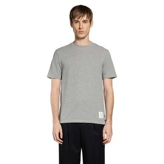 Thom Browne Piqu&eacute; Centerback Striped T-Shirt