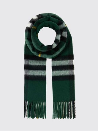 Burberry &Eacute;charpe 100% cachemire &agrave; motif check et bords frang&eacute;s