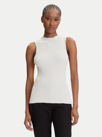 HUGO BOSS Bluse Sarepilk 50542597 &Eacute;cru Slim Fit