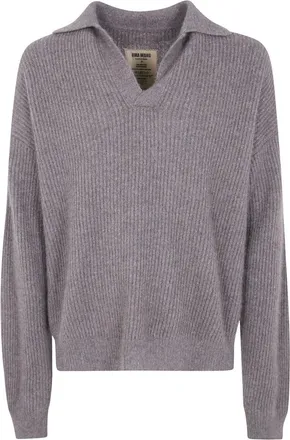 Uma Wang UMA Wang, Femme, Pulls, Brun, Taille: 40 FR Pulls &agrave; col rond