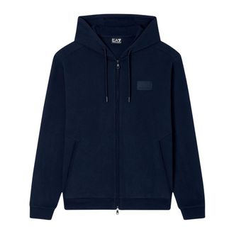 Emporio Armani Emporio Armani Ea7, Homme, Sweatshirts et sweats &agrave; capuche, Bleu, Taille: XL Natural Ventus7 Full Zip Sweat &agrave; capuche