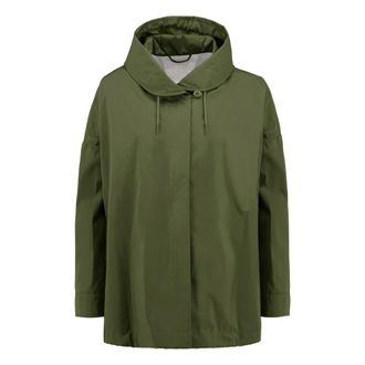 Bomboogie Femme, Vestes, Vert, Taille: 38 FR Parka oversize non doubl&eacute;e