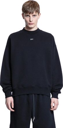 Off-white MAN BLACK SWEATSHIRTS