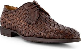 Rosso E Nero Herren Derby braun Glattleder