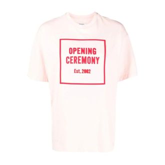 Opening Ceremony Casual Rosa Kurzarm T-Shirt - - Tops - Damen - Rosa - L