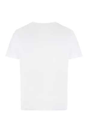 A.P.C. Mens Standard Grand Vpc Cotton T-Shirt White T-Shirts And Polos