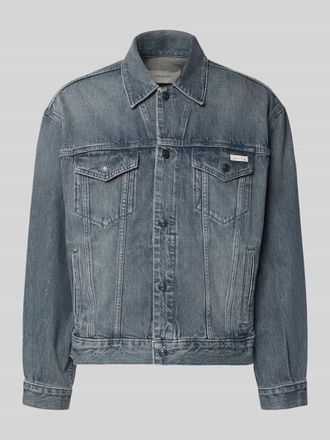 Calvin Klein Jeans Regular Fit Jeansjacke aus reiner Baumwolle