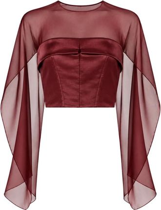 Alberta Ferretti Blouses - Femme - Blouses et Chemises - Rouge - Taille: 42 FR