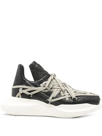 Rick Owens lace-up sneakers - Noir