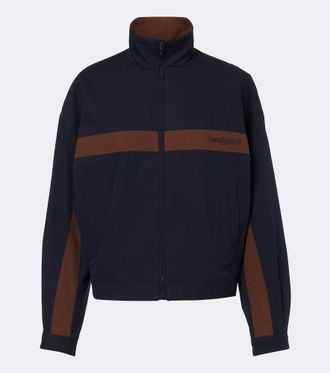 Saint Laurent Veste en coton &agrave; logo