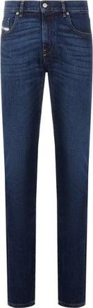 Diesel Slim-Fit-Jeans aus Baumwoll-Hanf-Mischung in Blau