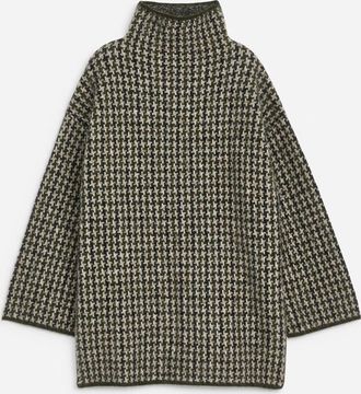 Arket Pullover In Jacquardstrick -Beige