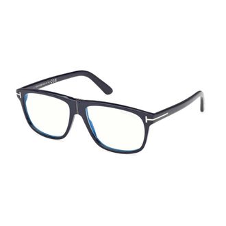 Tom Ford Homme, Accessoires, Bleu, Taille: 56 MM Monture Optique
