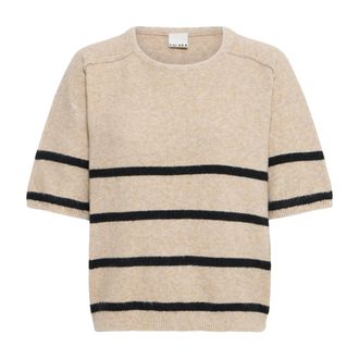 Ichi Ichi - Maille col rond - Femme - Pulls - Beige - Taille: 38 FR