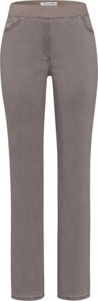 Raphaela by Brax Damen Hose Pamina (Slim) 18-1557 18-1557, Gr. W42/L30 (Herstellergr&ouml;&szlig;e: 52K), Beige (Taupe 53)