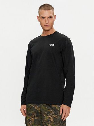 The North Face Longsleeve Simple Dome NF0A87QN Schwarz Regular Fit