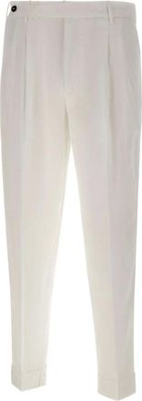 Pantaloni Torino Homme, Pantalons, Blanc, Taille: L Pantalon Slim-fit