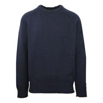 Carlo Colucci Carlos Classic Crewneck - Homme - Pulls - Bleu - Taille: S