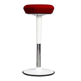 Selsey Trobber - Barhocker/K&uuml;chenhocker mit Swing-Effekt, ergonomisch, h&ouml;henverstellbar 60-85 cm (Rot)