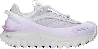 Moncler Baskets Trailgrip Femme Gris Et Violet Clair