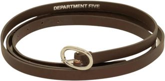 Department Five Department Five, Femme, Accessoires, Brun, Taille: 85 CM Ceinture double en cuir avec boucle ovale