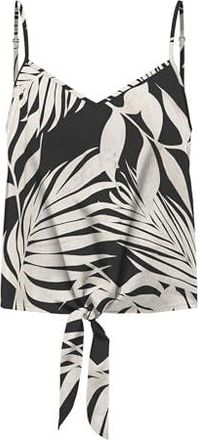 Only Onlnova Life Elite Knot Singlet AOP, Noir, L Femmes