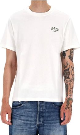 A.P.C. Rue Madame Tee - - Tops - Herren - Wei&szlig; - XL