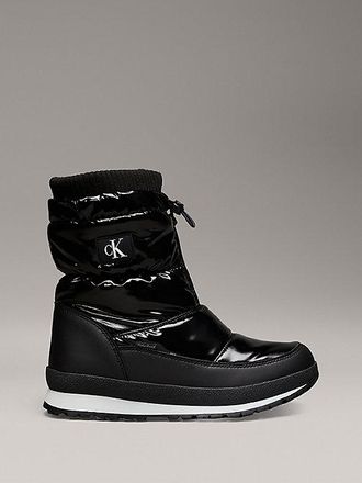 Calvin Klein Glänzende Snowboots - Black - Mädchen - 28
